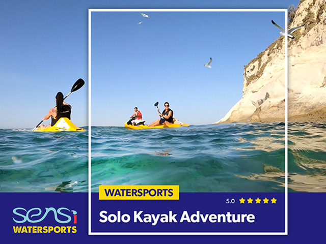 Have a Wonderful Time Kayaking with Sensi Lido at St.Thomas Bay, Marsaskala