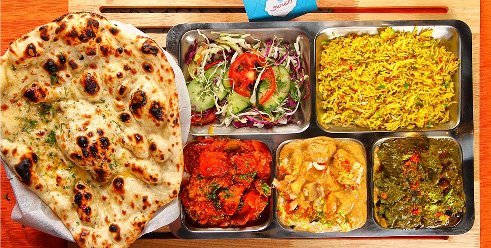 Indian Thali Platter from Suruchi Restaurant