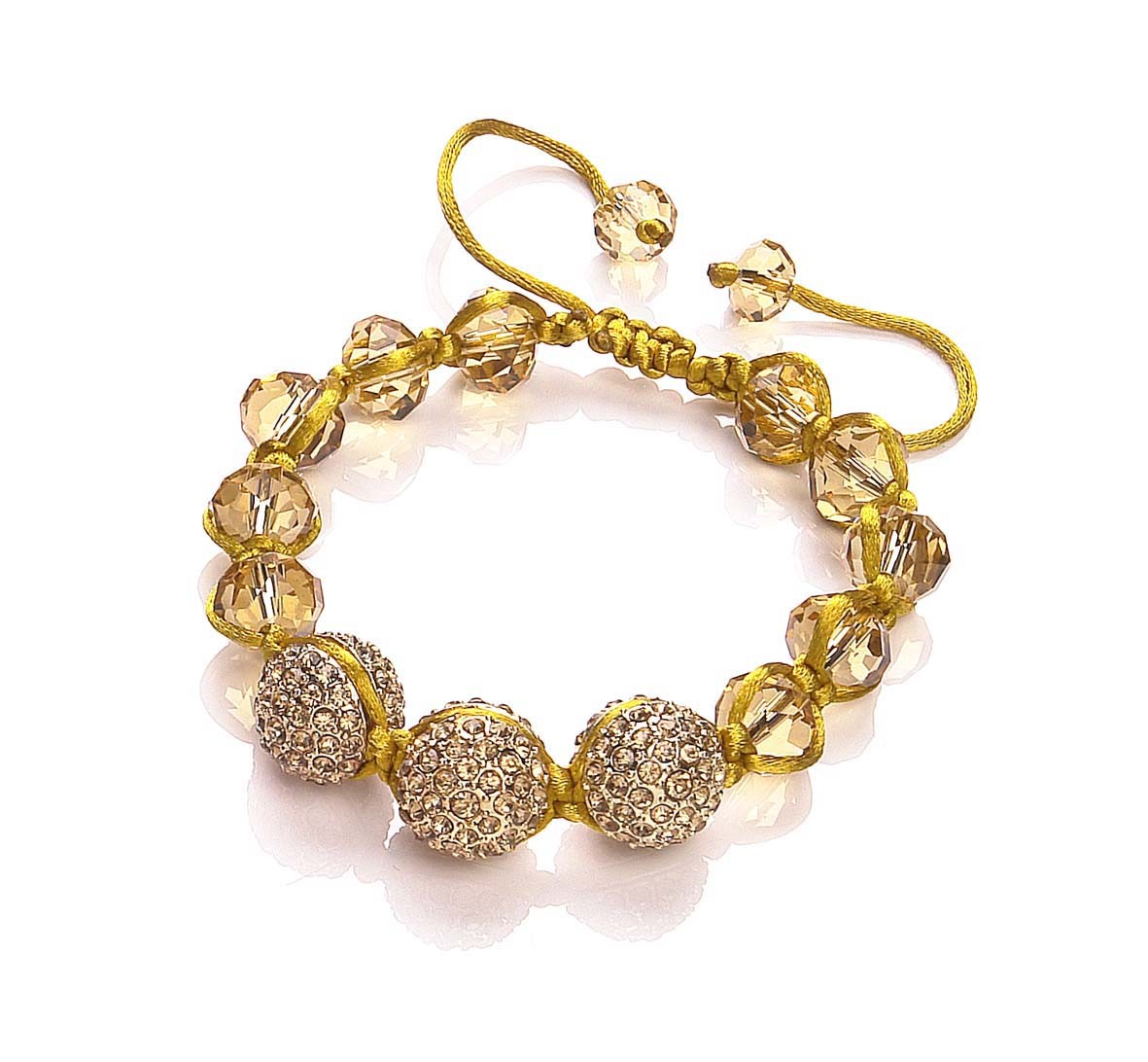 A Stunning Crystal Shamballa Friendship Bracelet From BUCKLEY LONDON