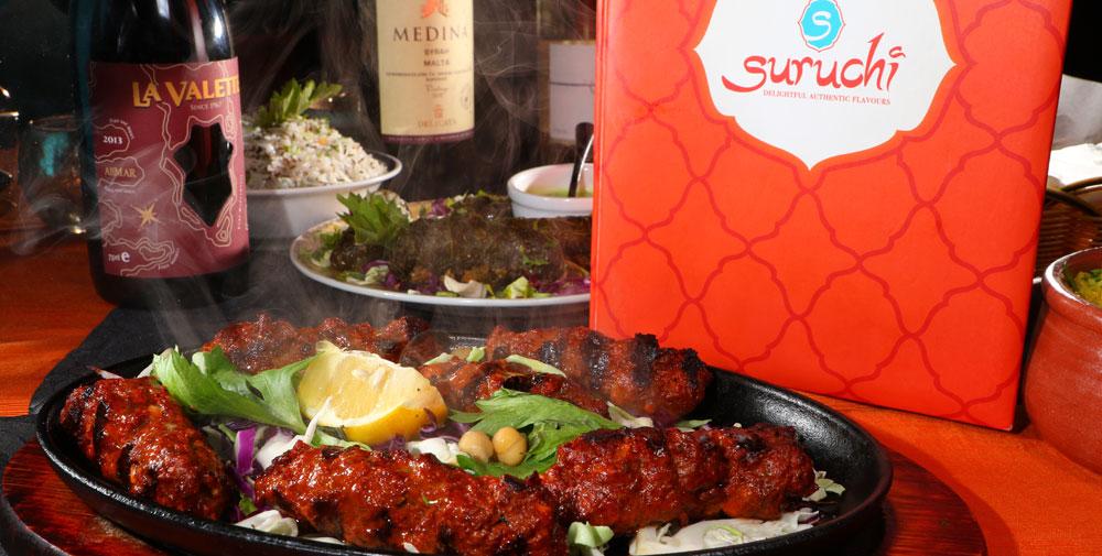Early-Bird Fine Indian Dining at the award winning Suruchi restaurant